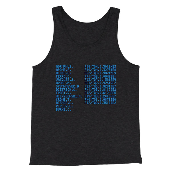 Uss Sulaco Crew List Men/Unisex Tank Top - Famous IRL