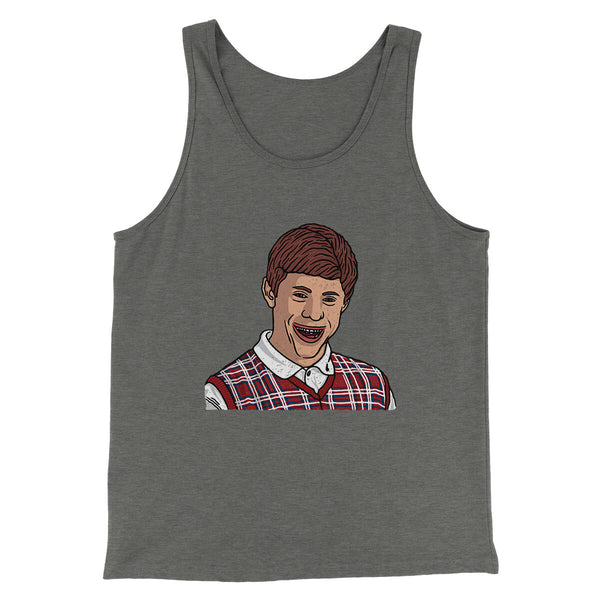 Bad Luck Brian Meme Funny Men/Unisex Tank Top - Famous IRL