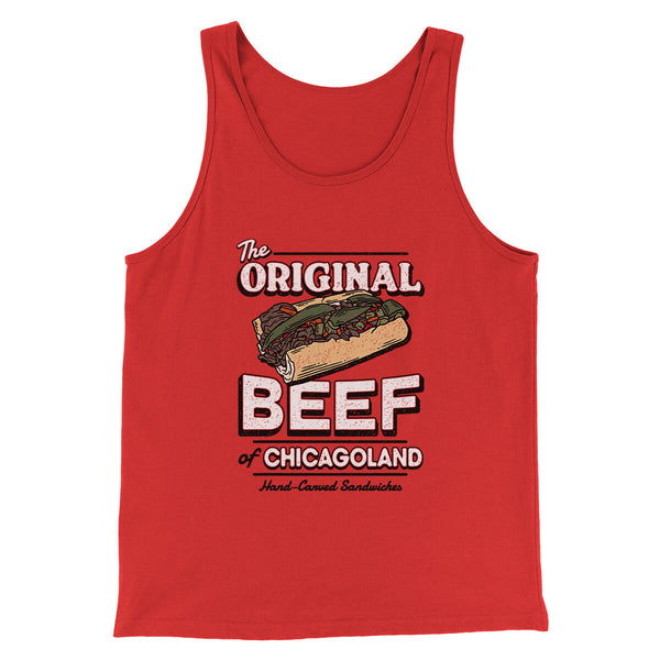 The Original Beef Of Chicagoland Men/Unisex Tank Top - Famous IRL