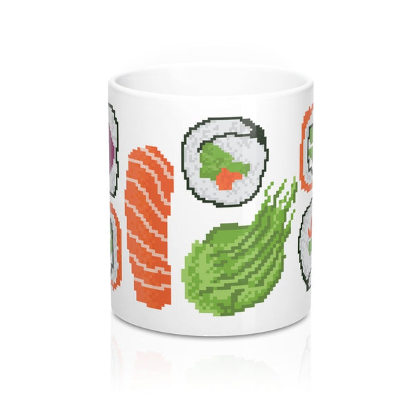 Sushi 8-bit Coffee Mug - Famous IRL