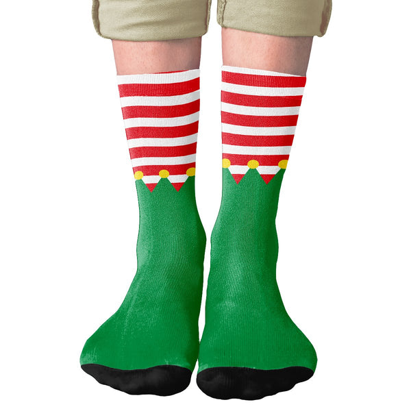 Elf Adult Crew Socks - Famous IRL